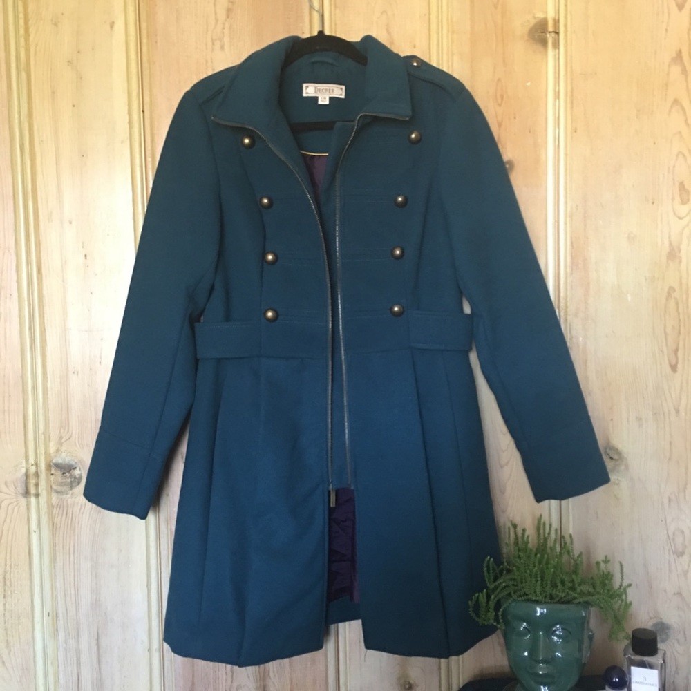 Decree Teal Military Jacket - Gem